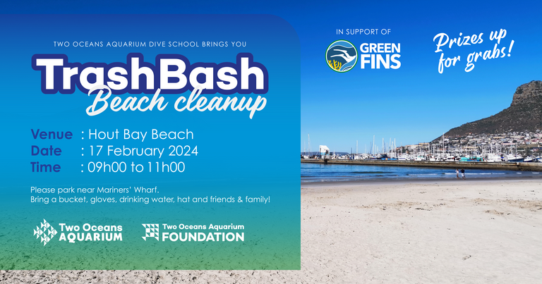 Two Oceans Aquarium | Join us for Trash Bash this Saturday!