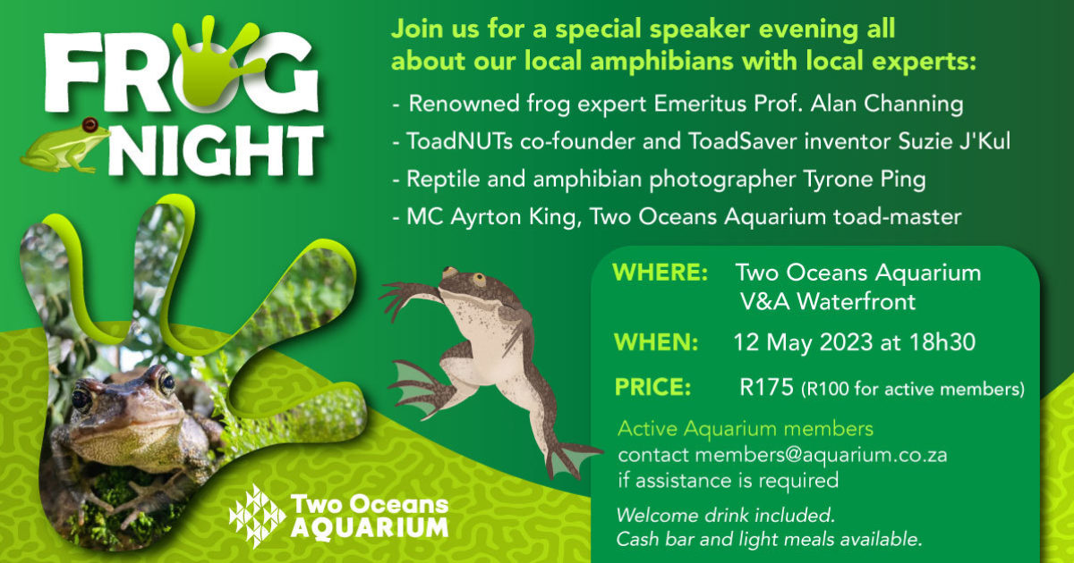 Two Oceans Aquarium | Frog Night: Join us for an evening celebrating…